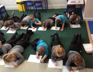 kinetic letters - Tilstock Primary School