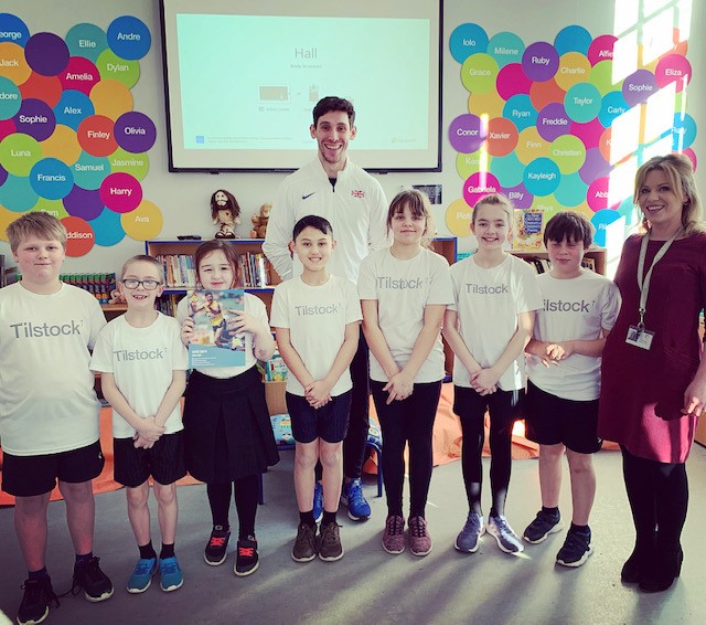 Athlete Visit - Tilstock Primary School