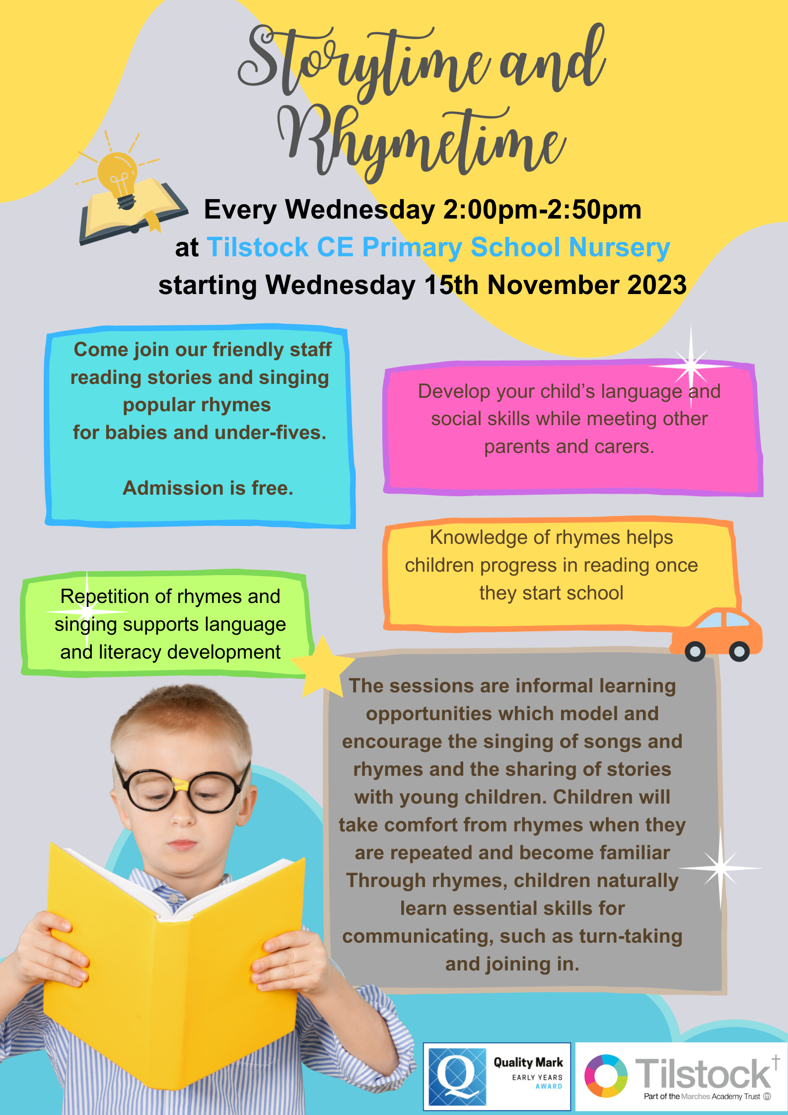 Introducing Storytime and Rhymetime sessions with Mrs Kaminski ...