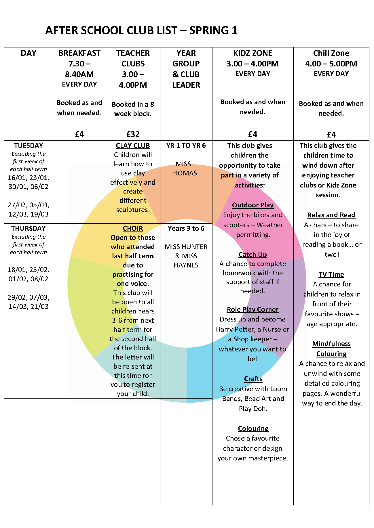 Before and After School Clubs - Tilstock Primary School