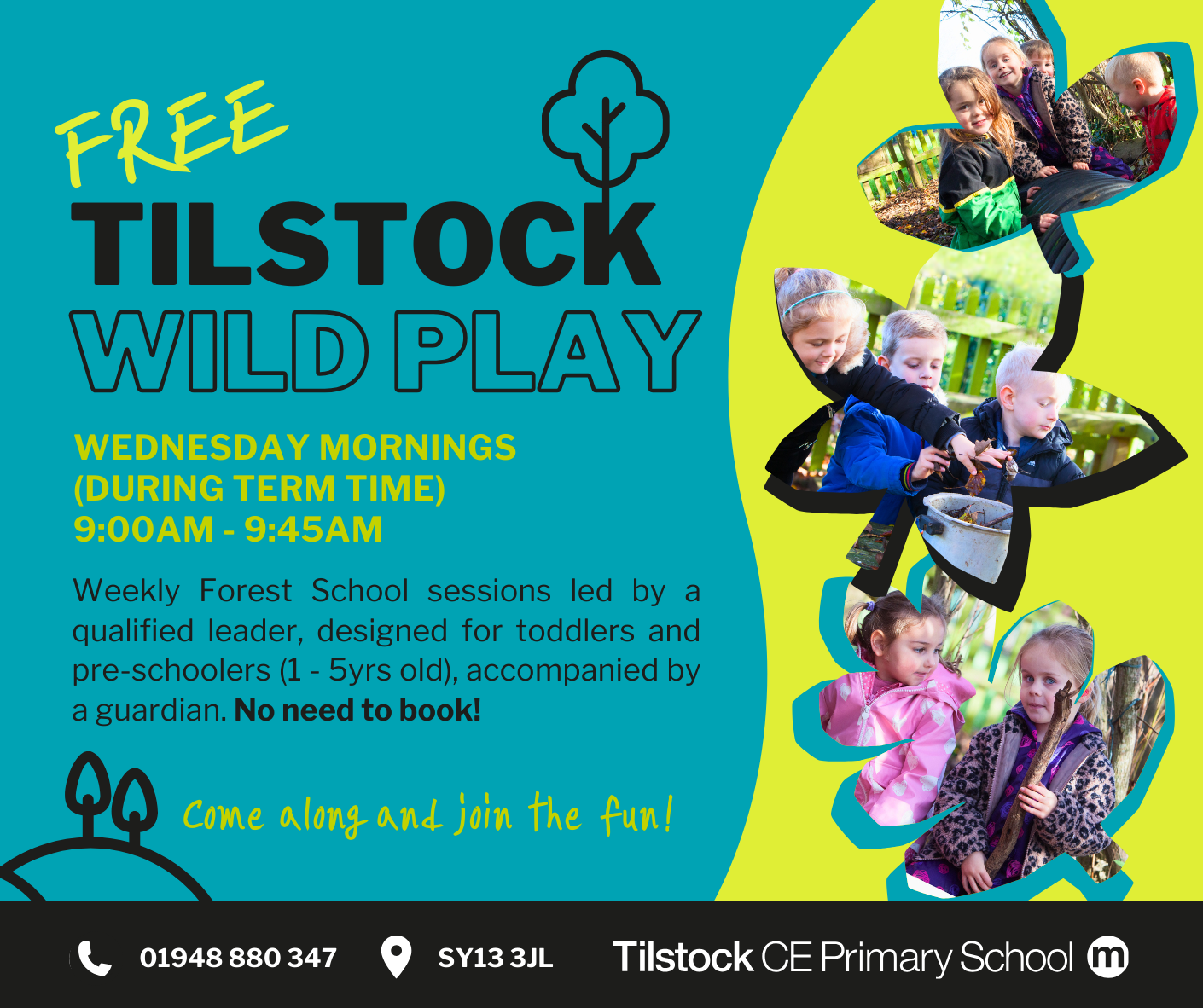 Tilstock Primary School to launch Wild Play Sessions! - Tilstock ...