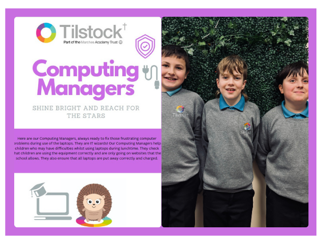 Pupil Jobs and Leadership Roles - Tilstock Primary School
